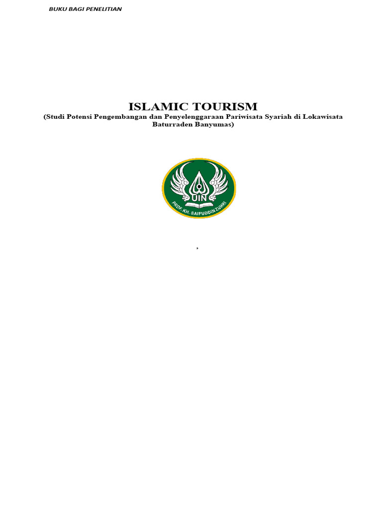 Log Book Islamic Tourism 2021 Ok | PDF