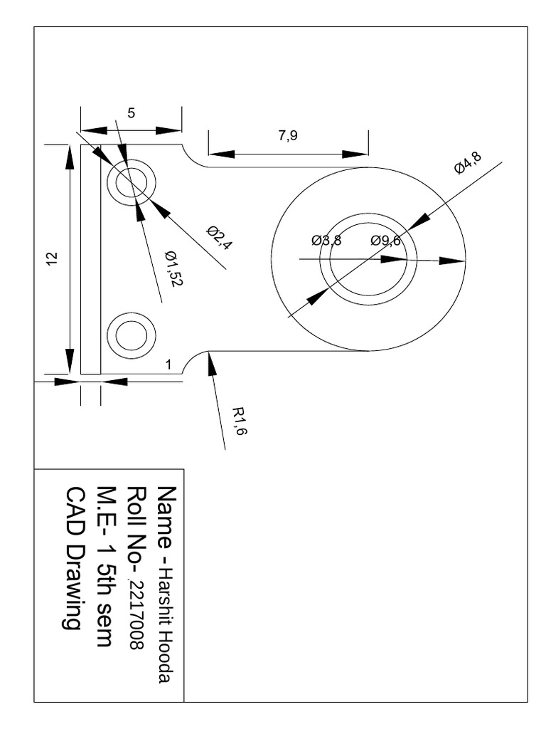 Cad Drawing 6 (2217013) - Output | PDF