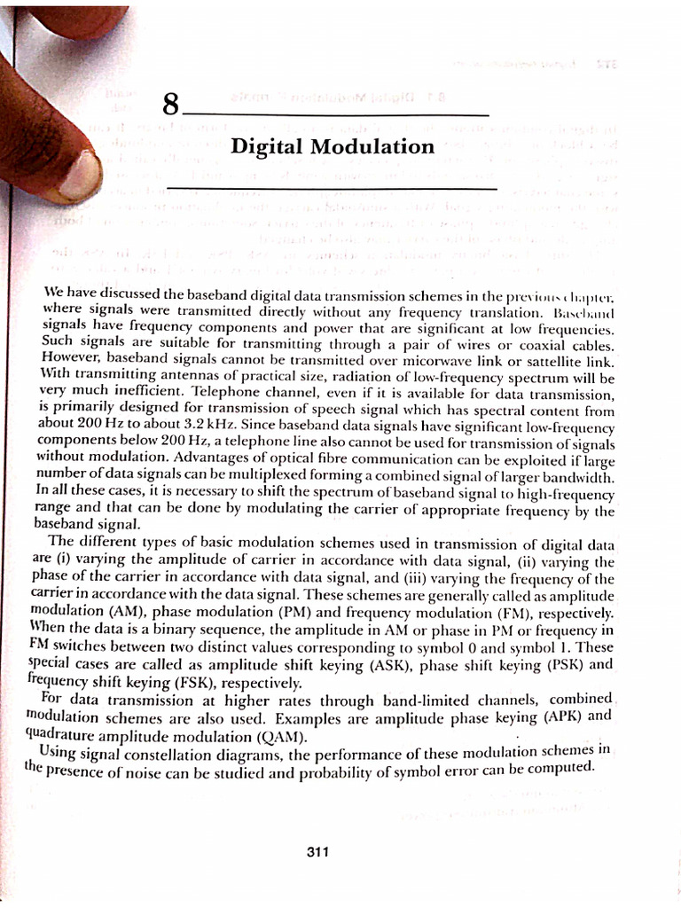 Digital Modulation Unit 3 | PDF