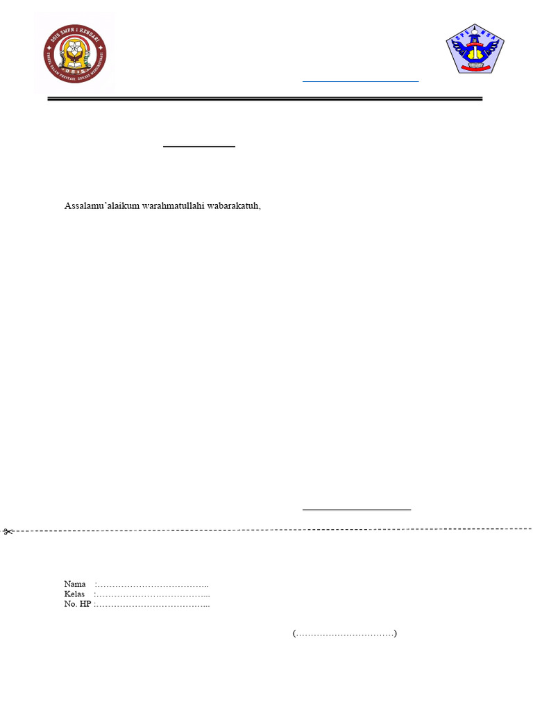 Surat Izin LDK 2024 | PDF