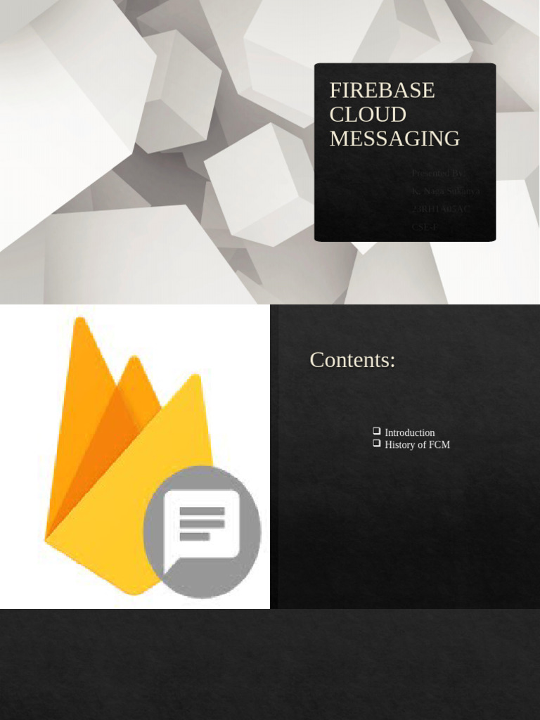 Firebase Cloud Messaging | PDF