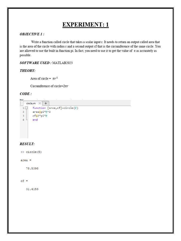 Lab(1-6) physics | PDF | Matrix (Mathematics) | Mathematical Physics