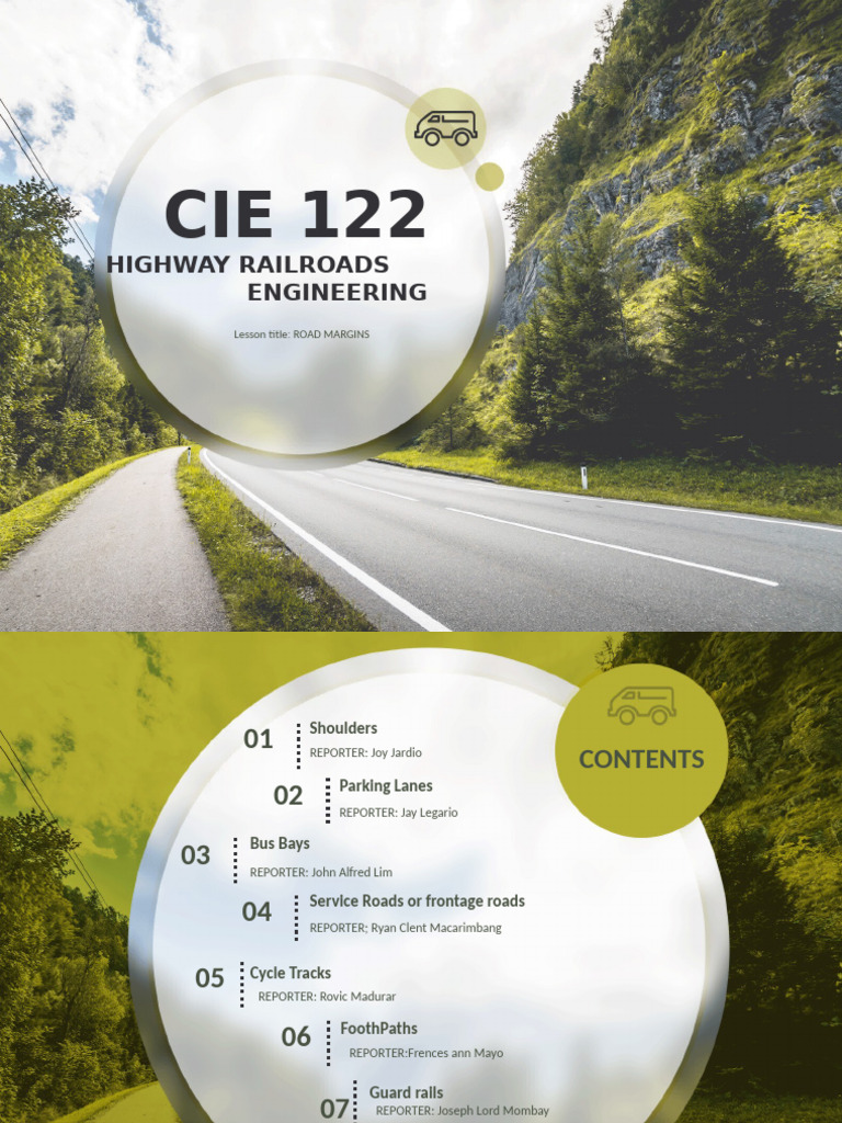 Road Margins: Key Elements Explained | PDF | Road | Sidewalk