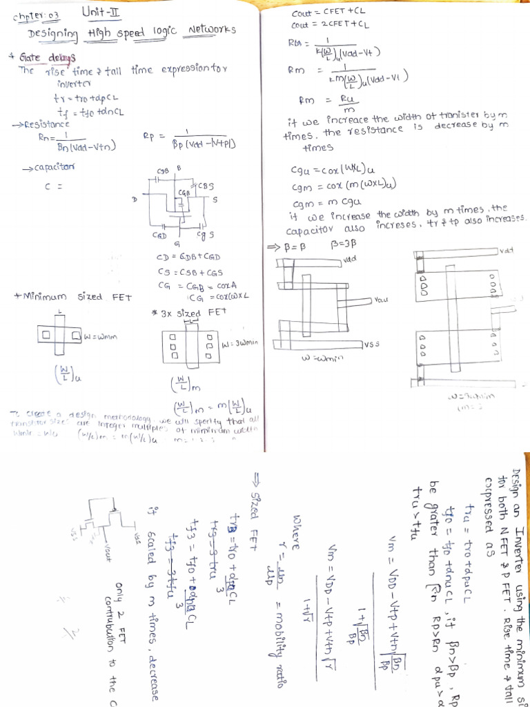 Vlsi Notes Pdf Electricity Capacitance