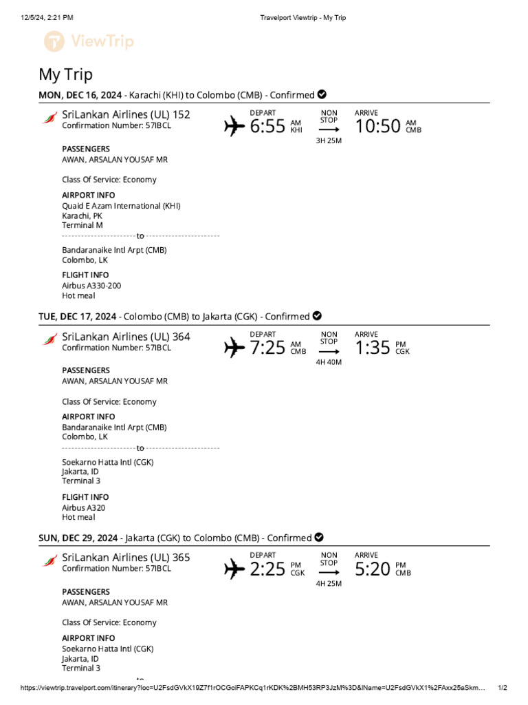 Awan Arsalan MR Khi CGK Khi Ul | PDF | Aviation | Aircraft