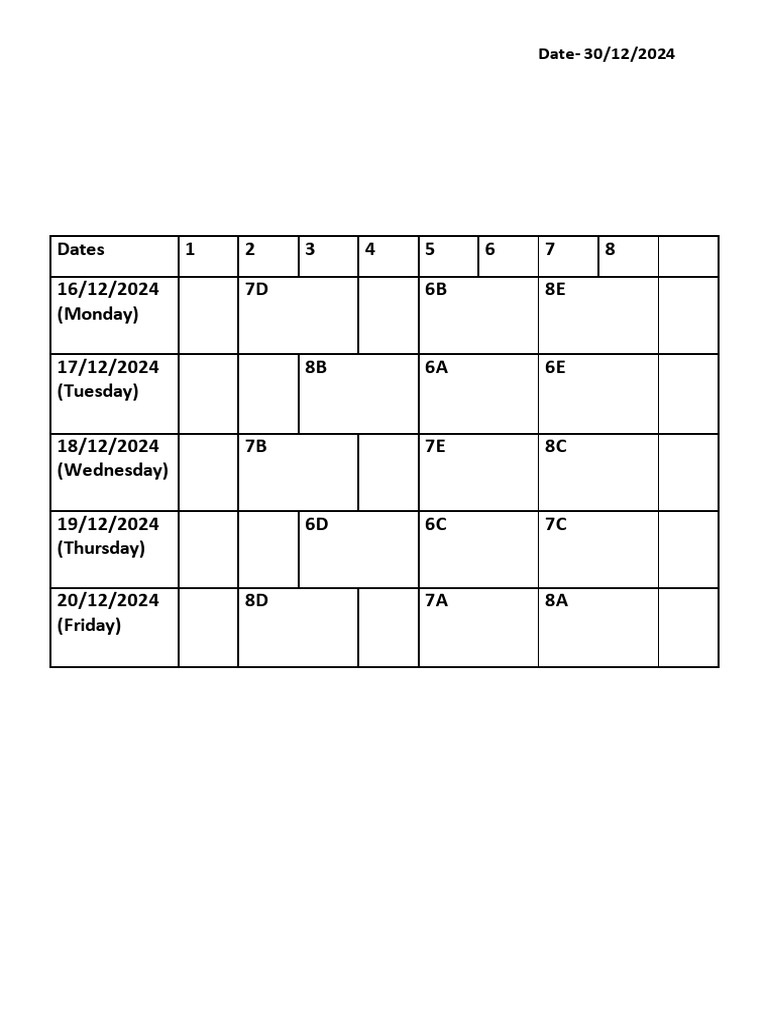 Robotics Practical Schedule | PDF