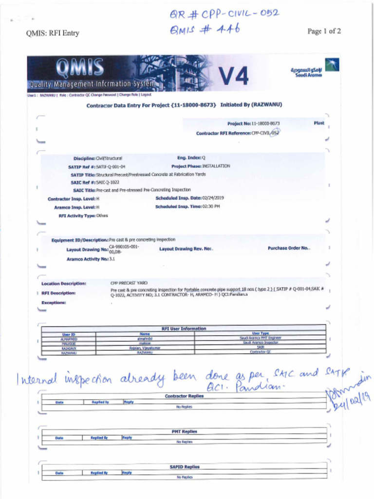 QR#CPP Civil 052 - Qmis#446 | PDF