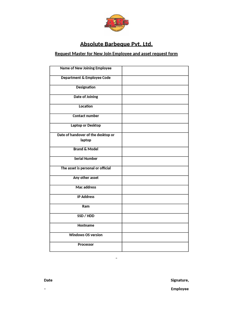 asset request form (1) | PDF