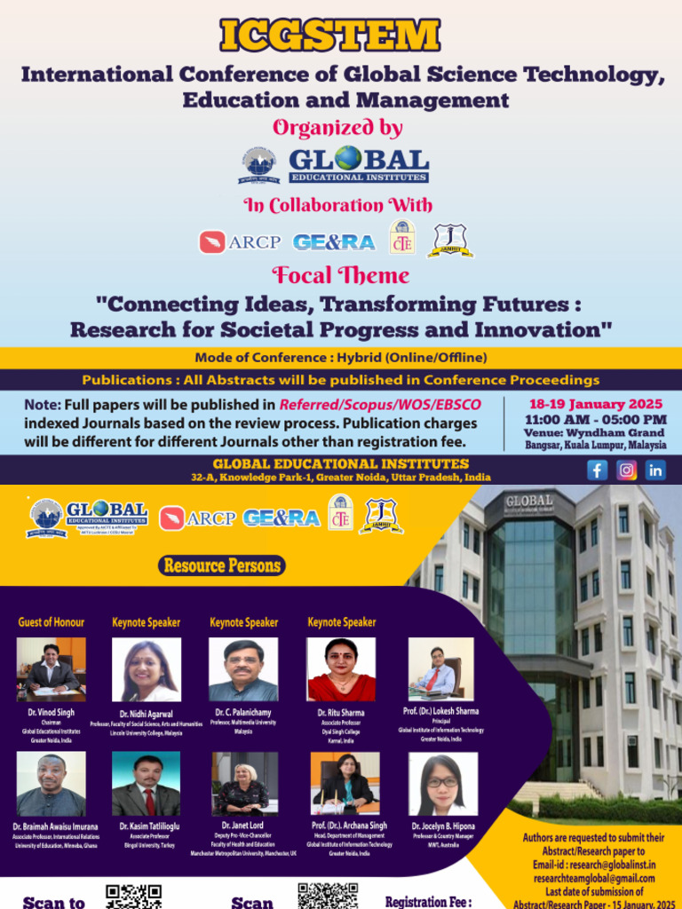 E-Brochure International Conference Global Inst | PDF