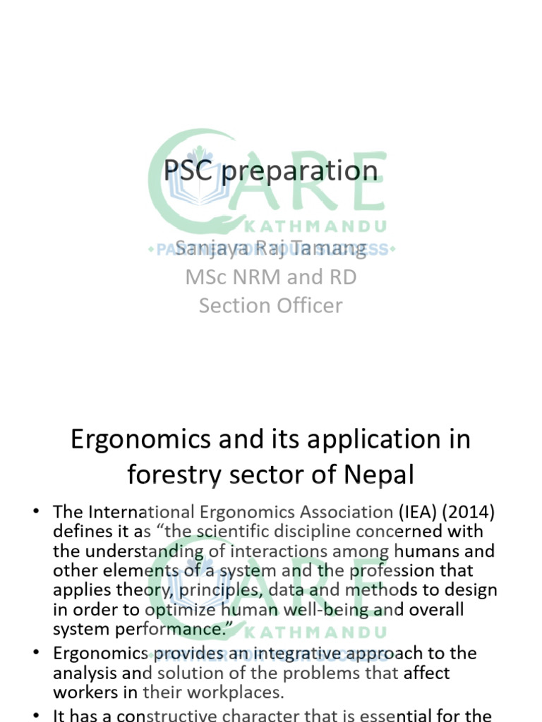 Ergonomics and Project | PDF | Evaluation | Human Factors And Ergonomics