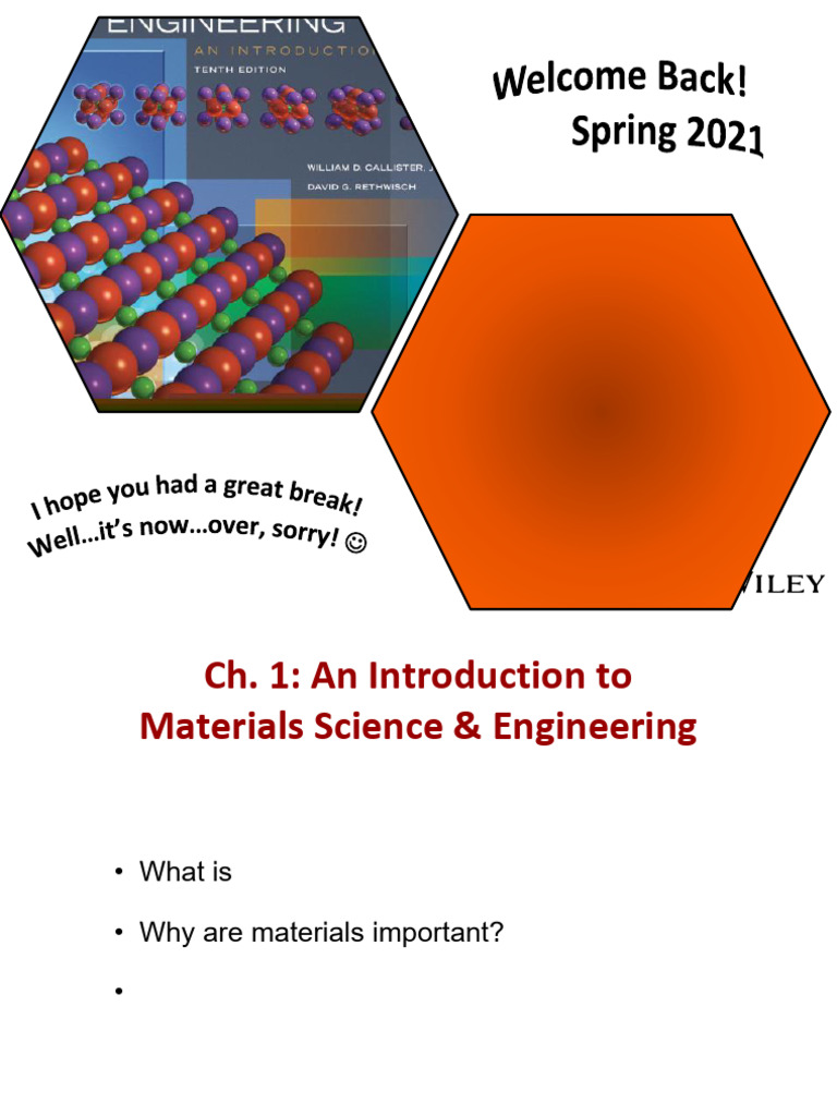 CH 1 An Introduction To Materials Science & Engineering | PDF ...