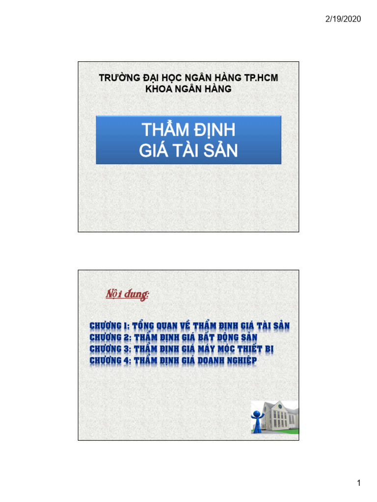 Chuong 1 - Tong Quan Ve Dinh Gia - LMS (Compatibility Mode) 2 | PDF