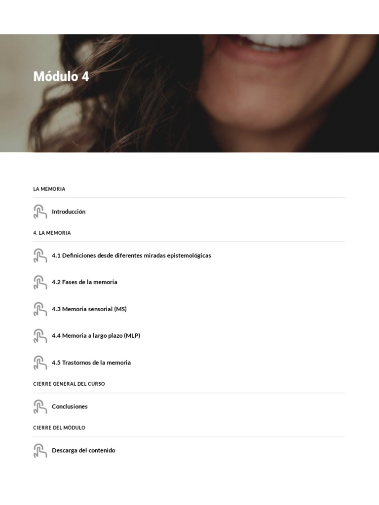 Modulo 4 | PDF | Memoria | Amnesia