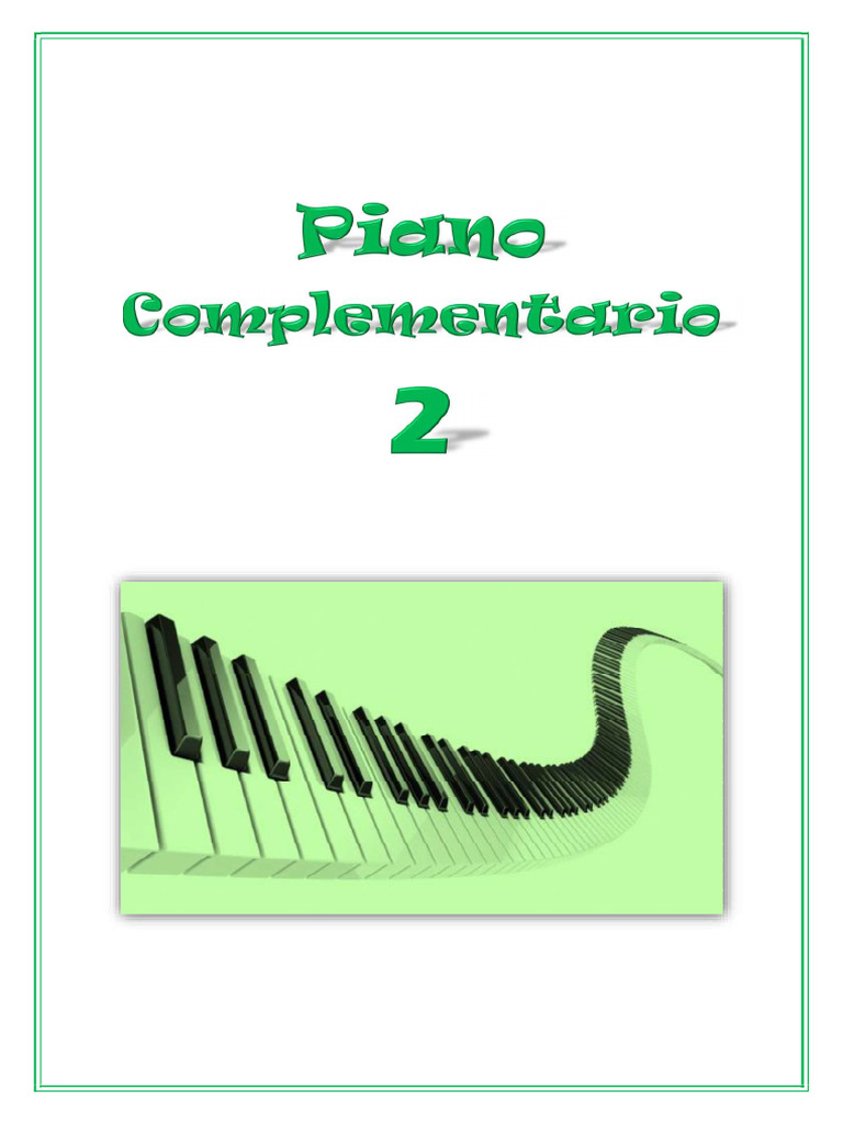 2º Piano Complementario | PDF
