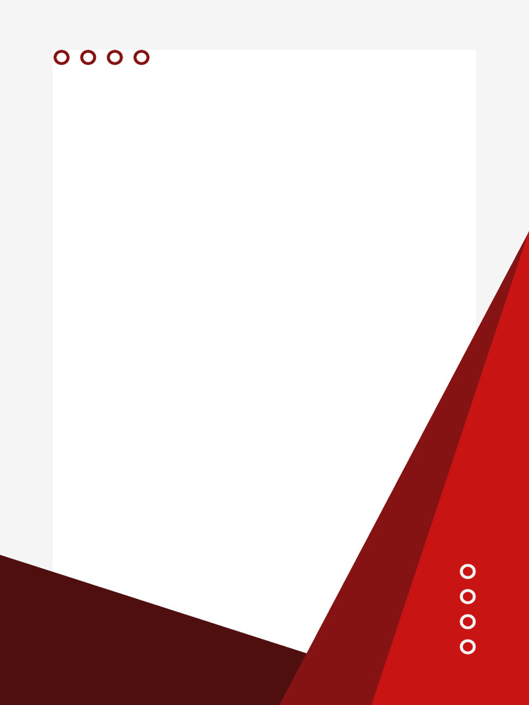Red and White Simple Page Border A4 Document | PDF