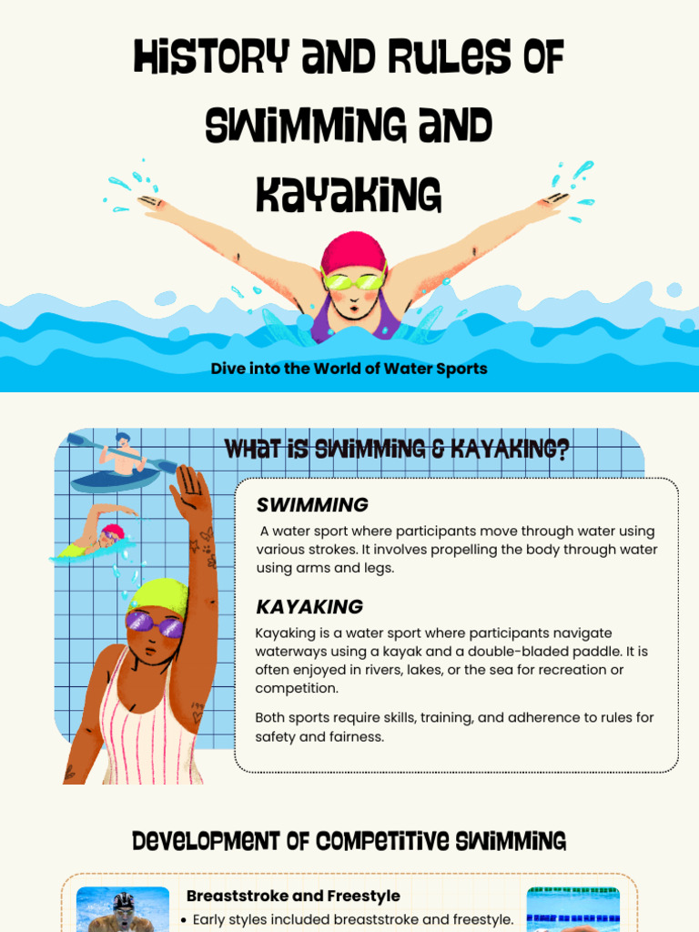 History and Rules of Swimming and Kayaking 2B10 (GROUP 2) | PDF ...