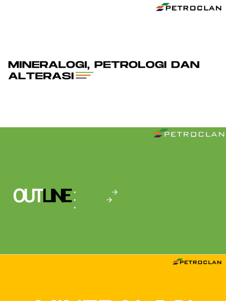 Pertemuan 1 - Mineralogi, Petrologi, & Alterasi | PDF