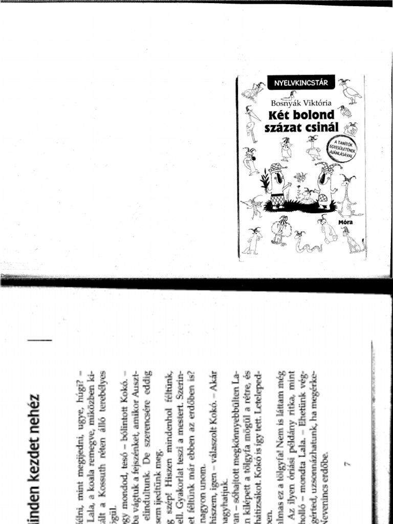 Bosnyak Viktoria - Ket bolond szazat csinal | PDF Bosnyak Viktoria - Ket bolond szazat csinal | PDF