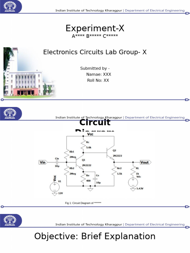 Circuit Experiment Analysis Report | PDF