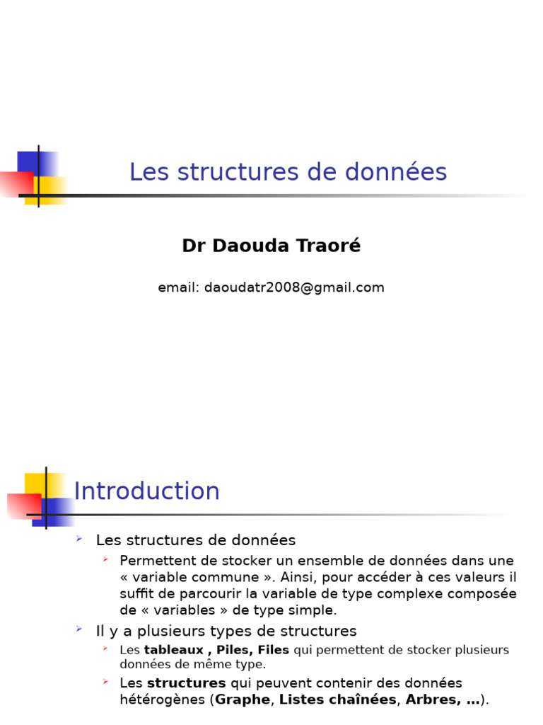 Introduction aux structures de données | PDF | Informatique théorique ...