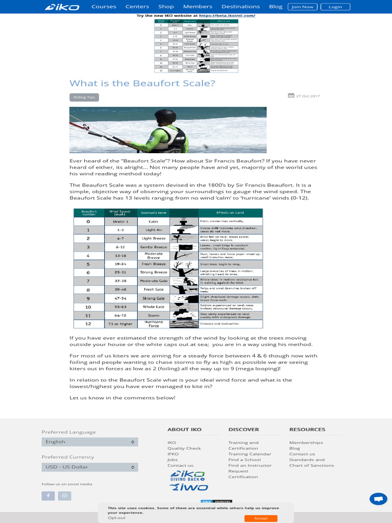 Understanding the Beaufort Scale for Wind | PDF | Weather Events ...