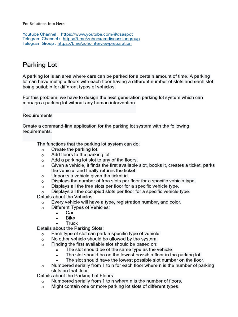 Level 3 Sample Paper 1 | PDF | Parking Lot | Parking