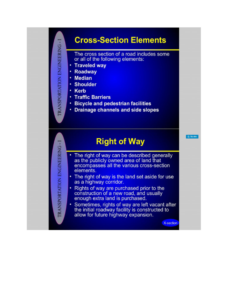 Cross Section Elements | PDF