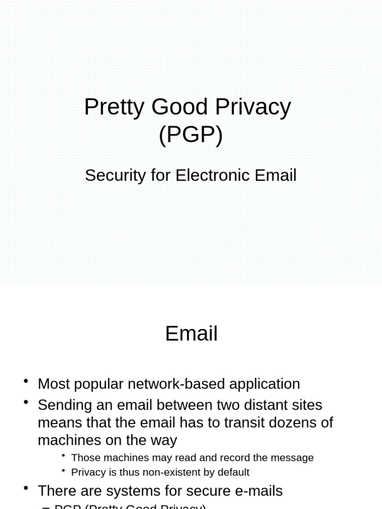 PGP Prepared | PDF | Cryptography | Encryption
