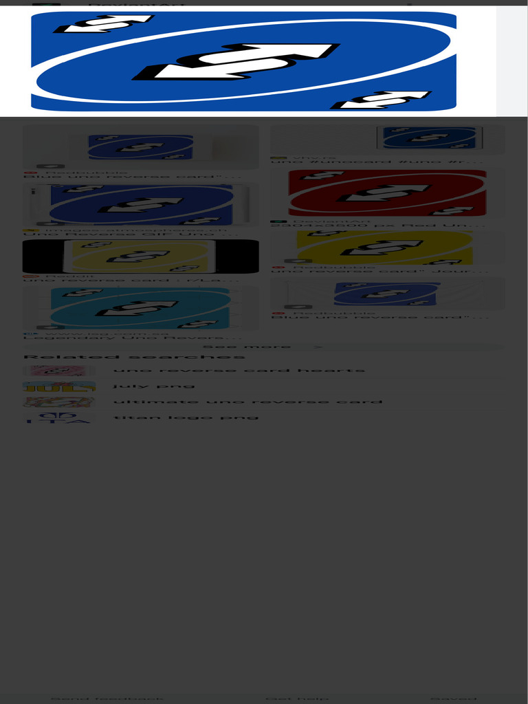 Blue Uno Reverse Card 4K Image | PDF
