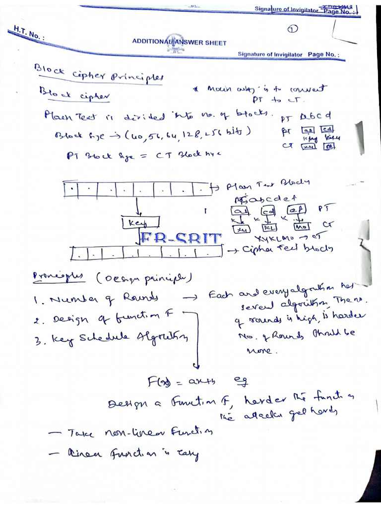 Block Cipher Principles | PDF