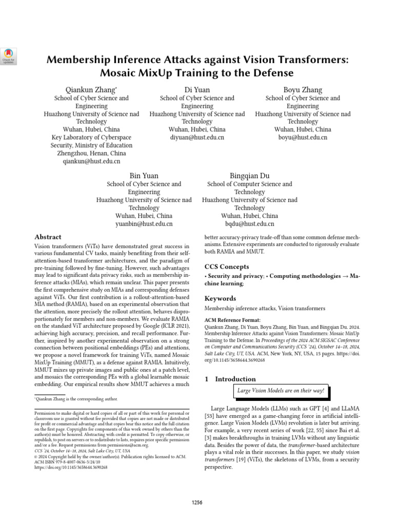 Aml Ccs Membership Inf Vision | PDF | Computational Neuroscience ...