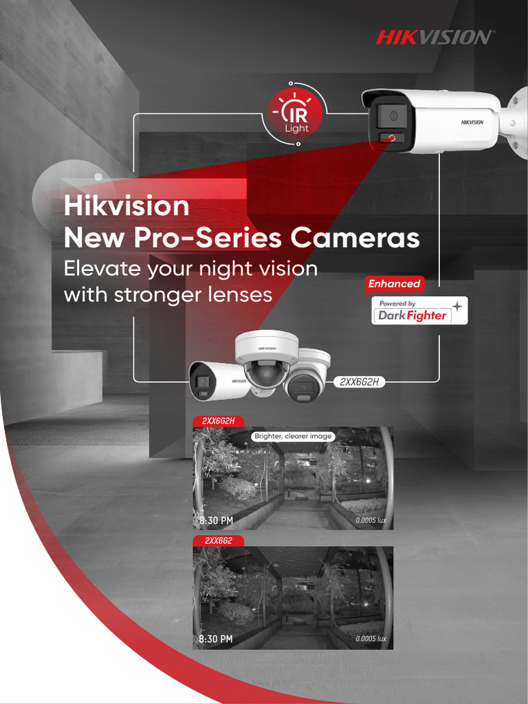 Flyer Hikvision Pro Series Cameras | PDF | Data Compression
