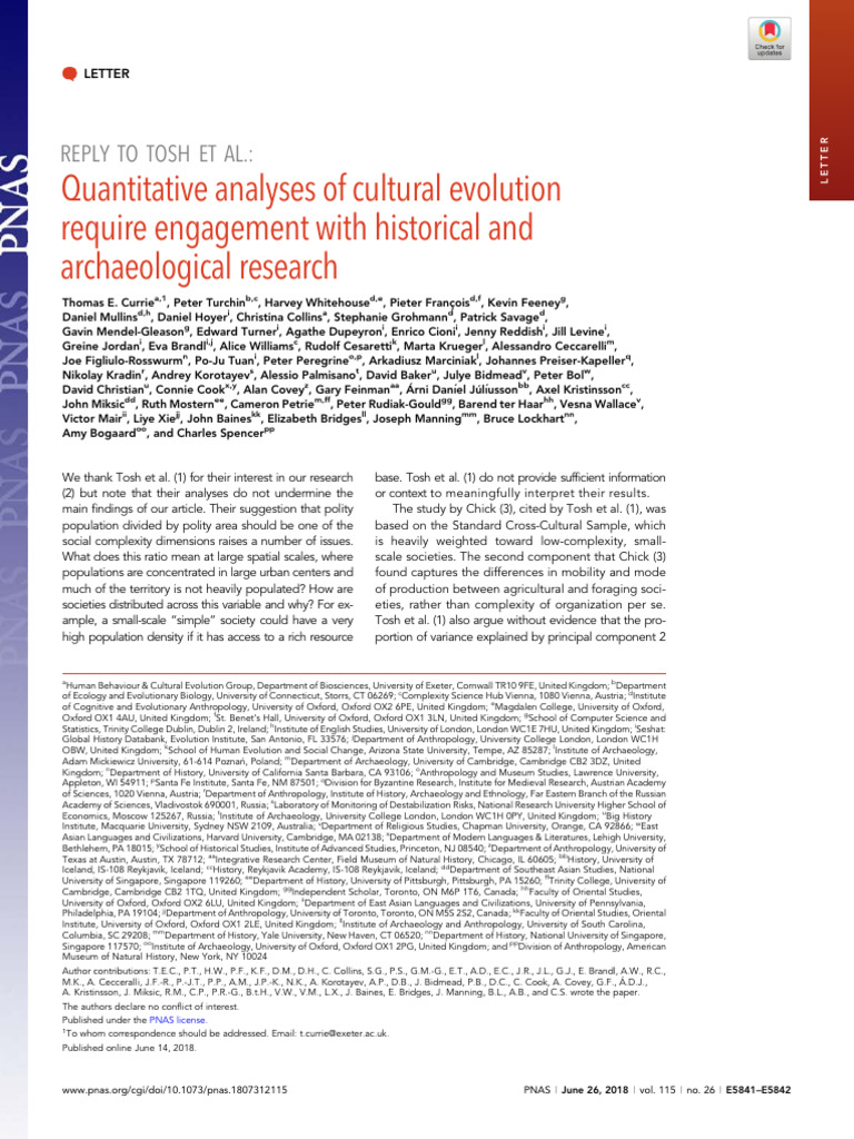 Cultural Evolution and Historical Context | PDF | Science