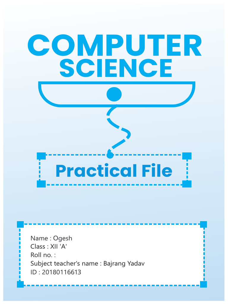 Cs Practical (1) | PDF