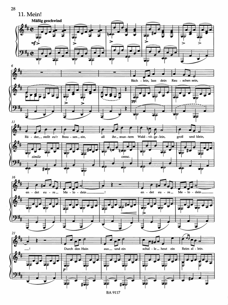 Schubert, Mein! | PDF