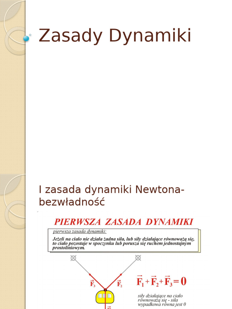 Zasady Dynamiki | PDF