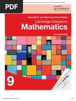 Cambridge Lower Secondary Maths Stage 9 Student's Book (2ed) (Collins ...