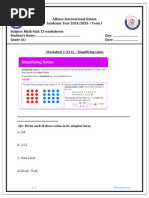 Grade 8 Ratio Worksheet With Answers | PDF | Ratio