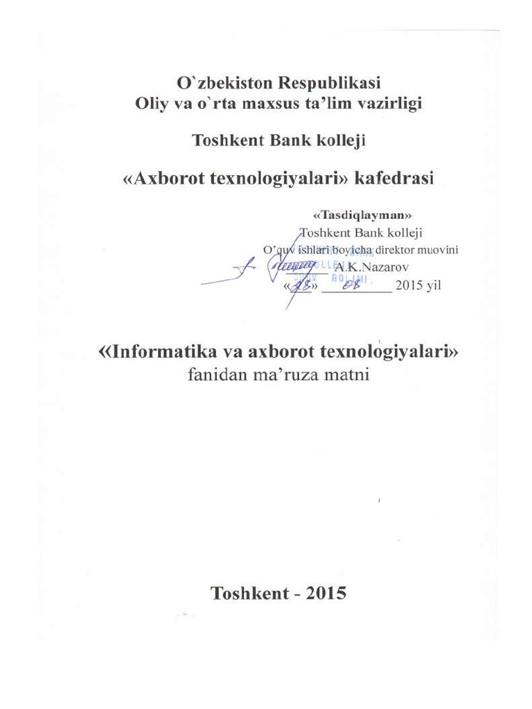 informatika_atdan_maruza_matni | PDF