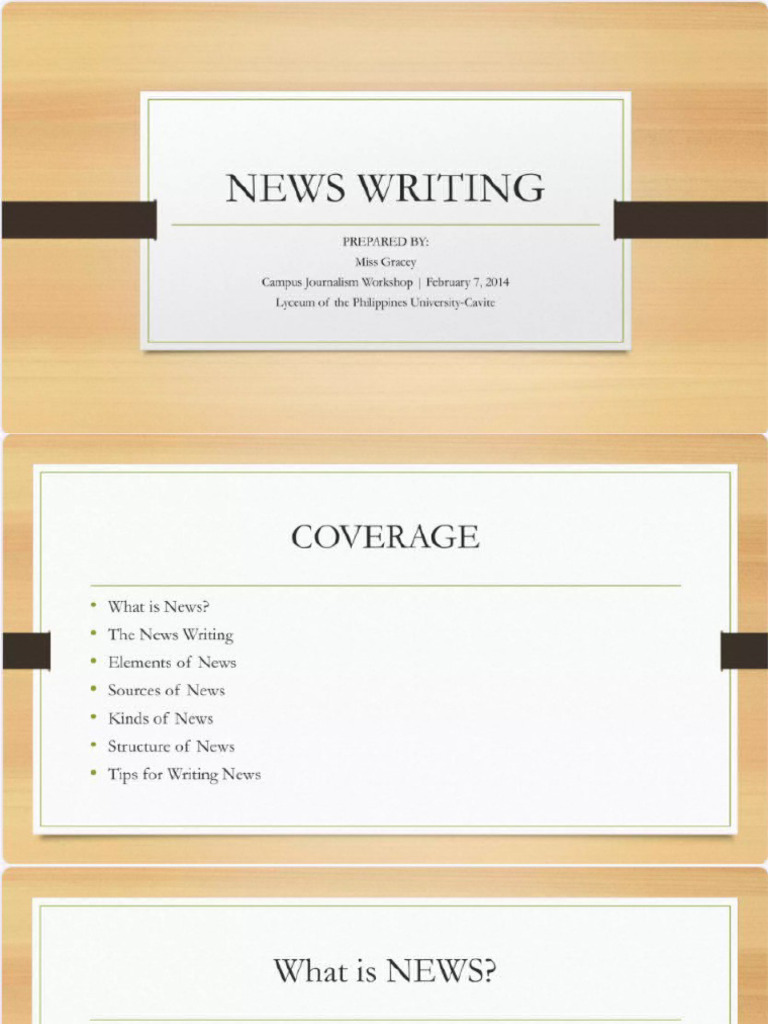 News Writing | PDF
