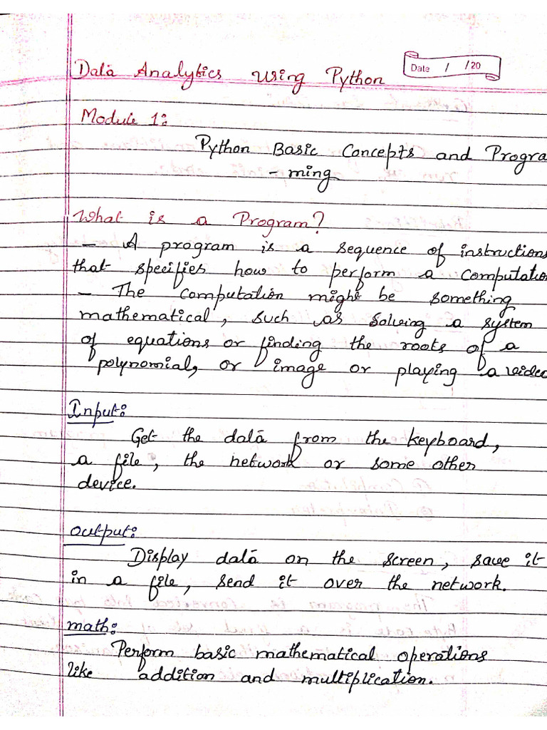 DAP - Module 1 | PDF