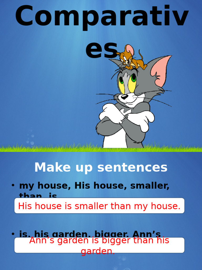 Comparative Sentences Practice | PDF