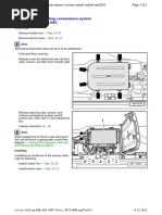 Removing and Installing Onboard Supply Control Unit - J519 | PDF ...