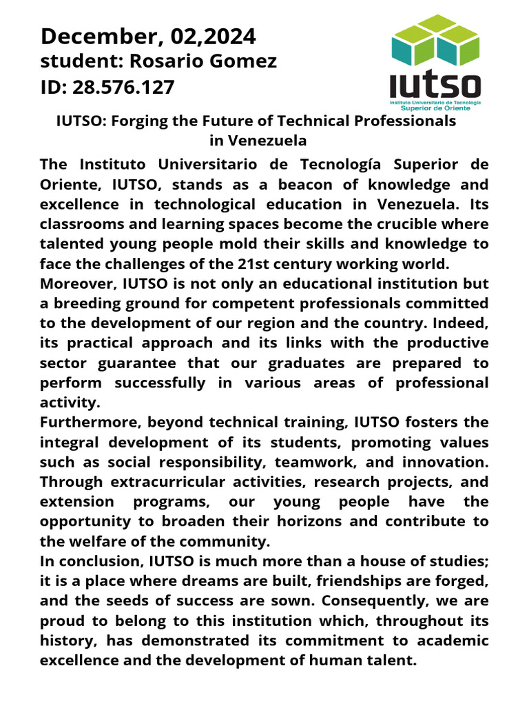 Iutso Discurso | PDF