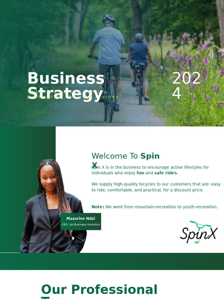 Spin X 2024 Business Strategy Overview | PDF | Pricing | Market (Economics)