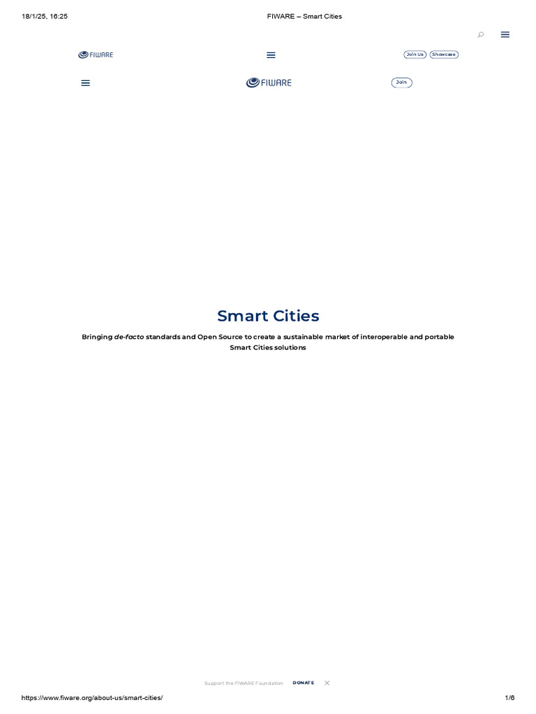 FIWARE – Smart Cities | PDF | Computing | Economies FIWARE – Smart Cities | PDF | Computing | Economies