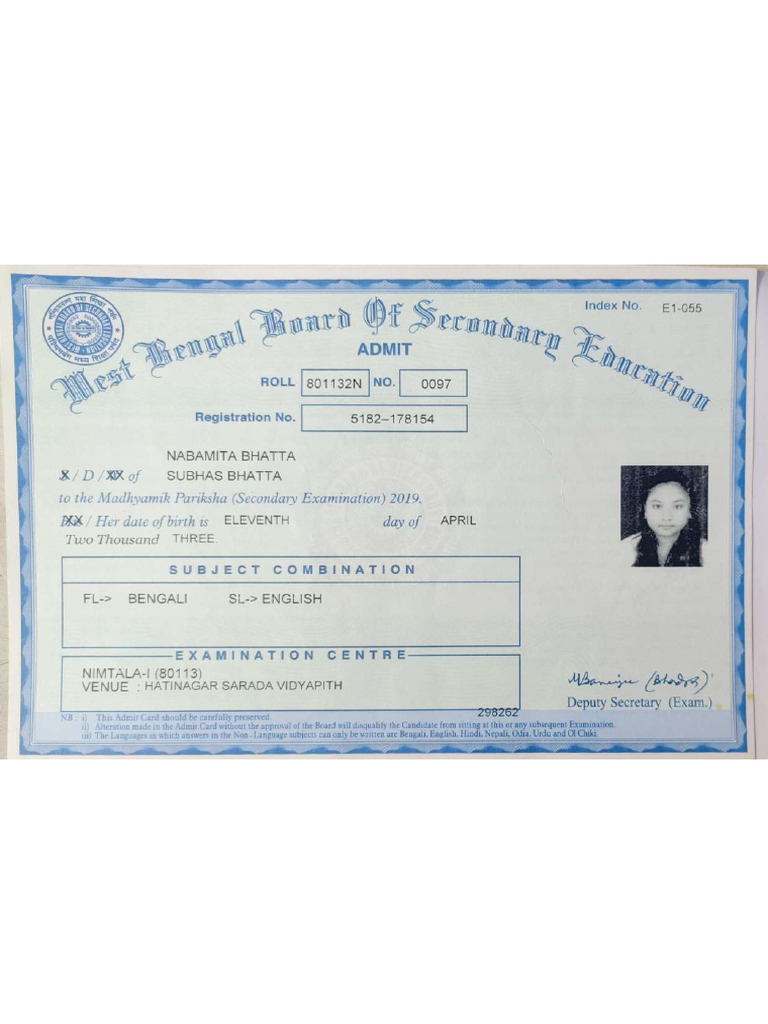 Admission Documents 1 | PDF