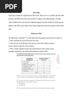 CXC Social Studies SBA Guidelines | PDF | Page Layout