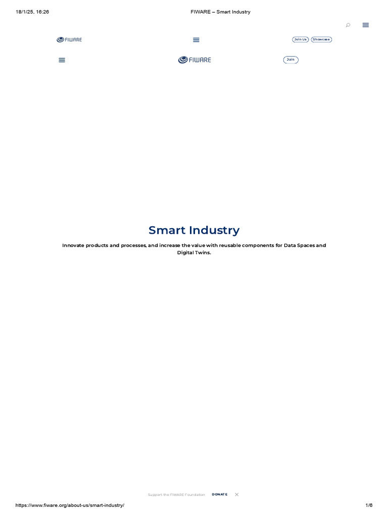 FIWARE – Smart Industry | PDF FIWARE – Smart Industry | PDF