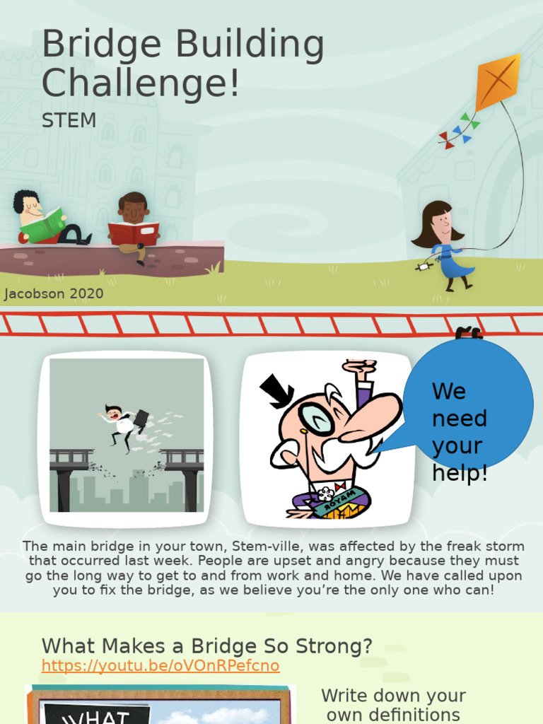 STEM Bridge Building Activity Power Point | PDF